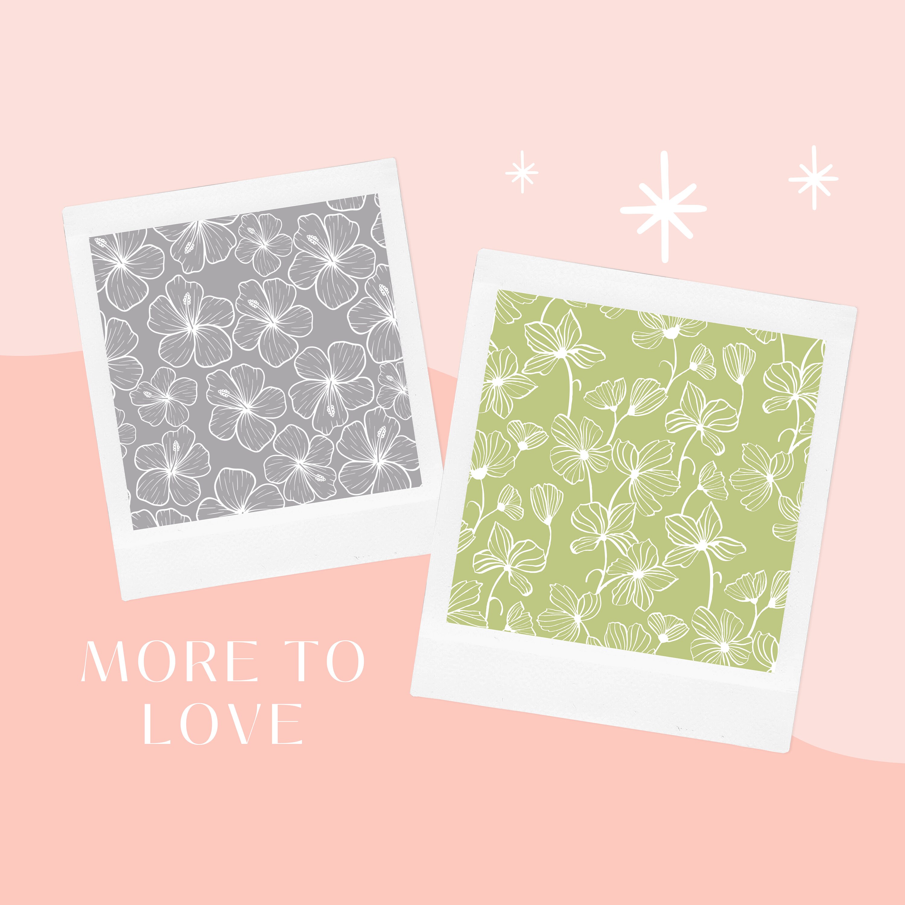 Pikake, 2 Tone Pikake Seamless Pattern, Retro Background, Printable ...