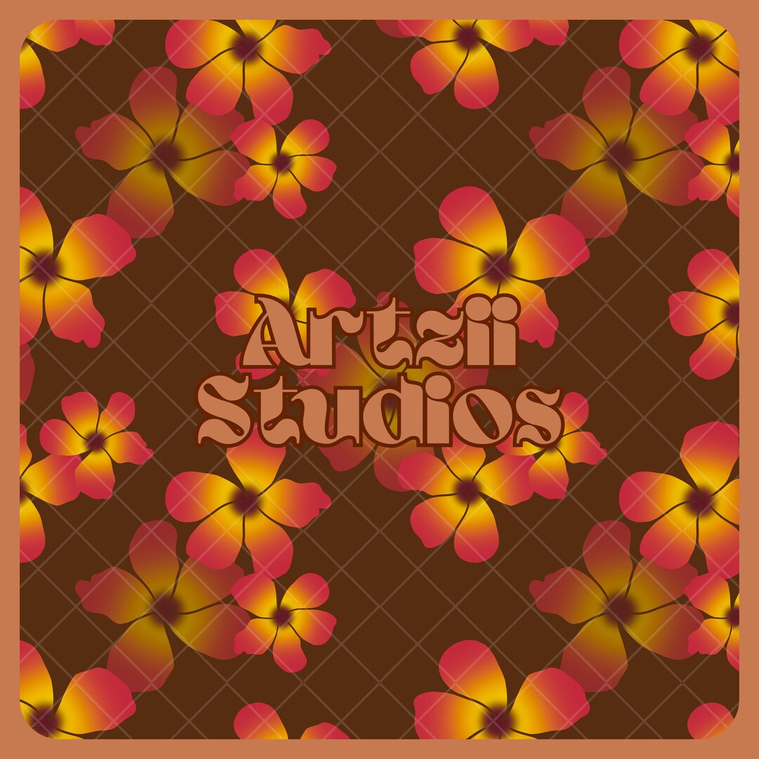 Hau Flower Hawaii Pattern, Retro Background, Printable Digital Paper - Etsy