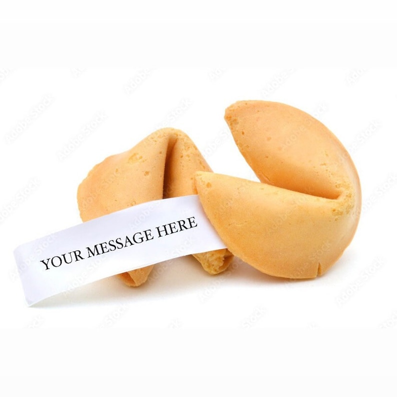 Personalized Fortune Cookie Custom Made Message Personalized Gift ...