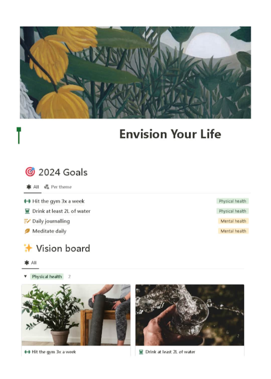 Planner Template Etsy