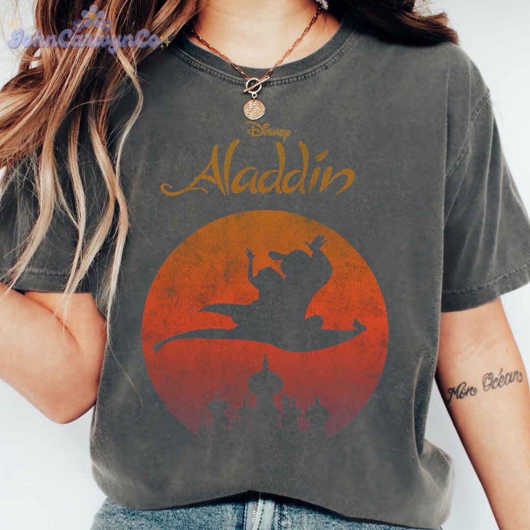 Retro Aladdin Squad Disney Shirt, Aladdin Character Shirt, Aladdin and ...