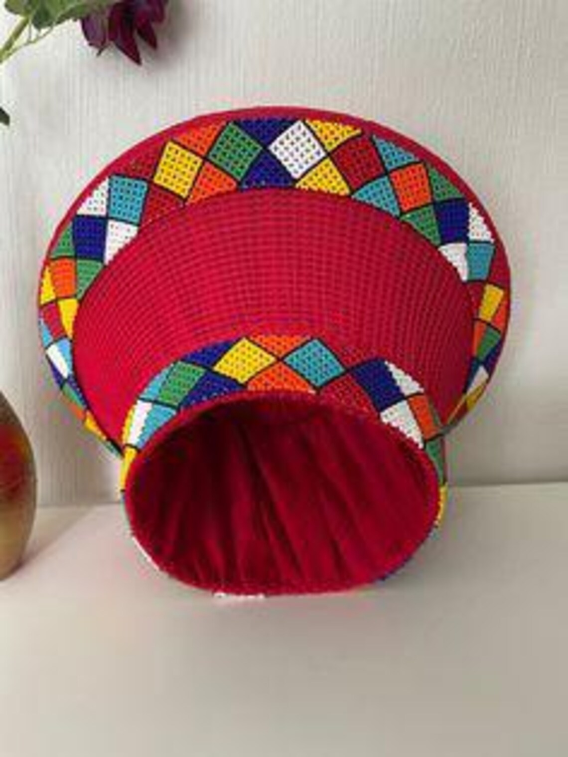 Double Frame Beaded Zulu Hat - Etsy