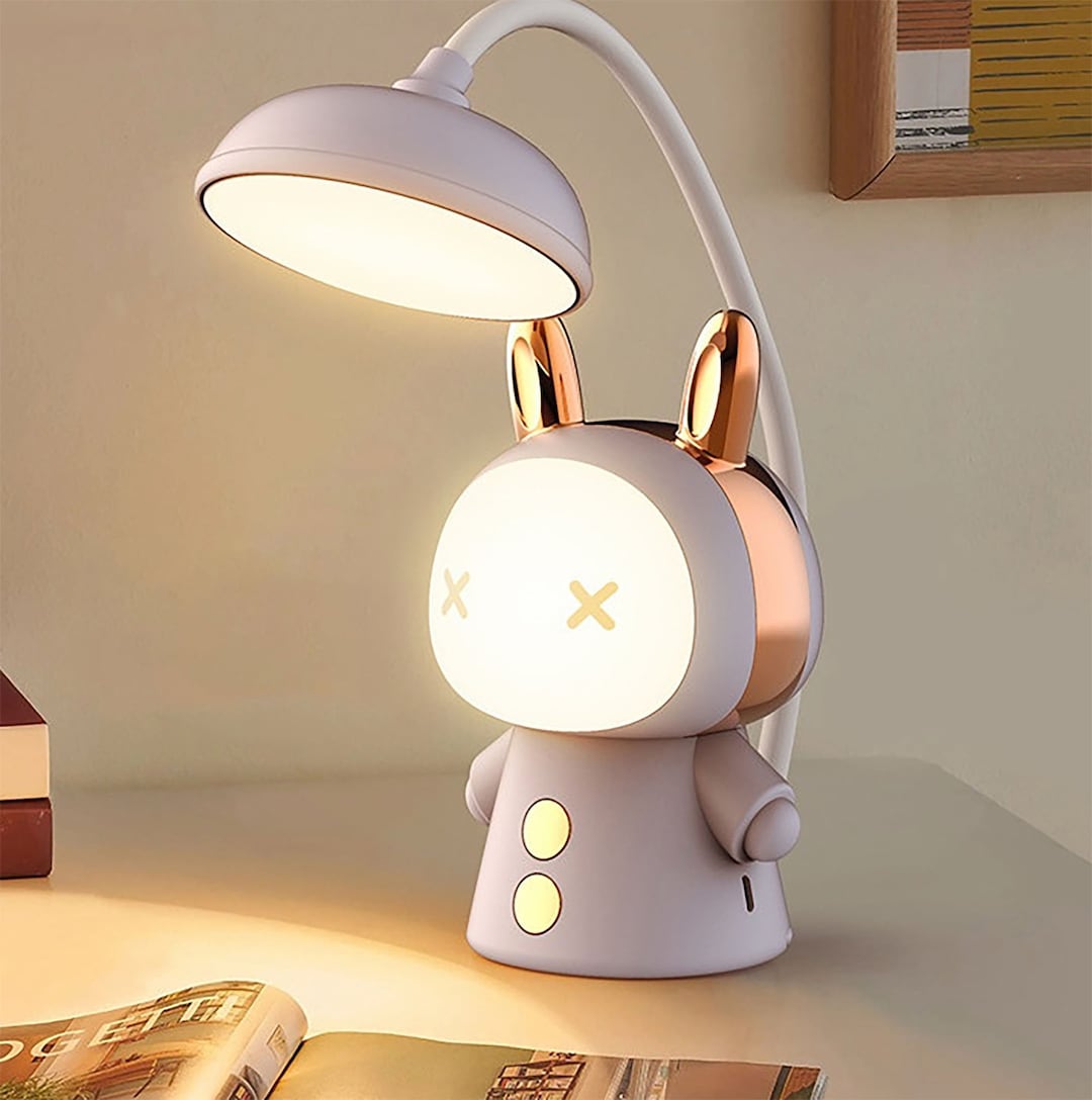 Rechargeable Cartoon Folding LED Table Night Light Protects Eyes for ...