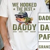 Personalized Father's Day We're Hooked on Daddy Canvas Gift for Father ...