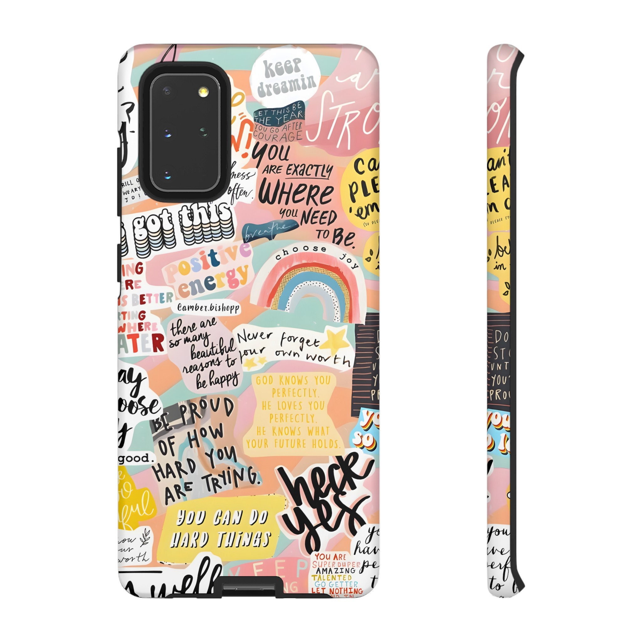 Mindset Phone Case,self Care Affirmations Flowers, iPhone 15 14 13 12 ...