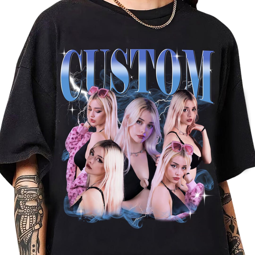 Custom Girlfriend Vintage Tee,customizable Bootleg Tee for Boyfriend ...