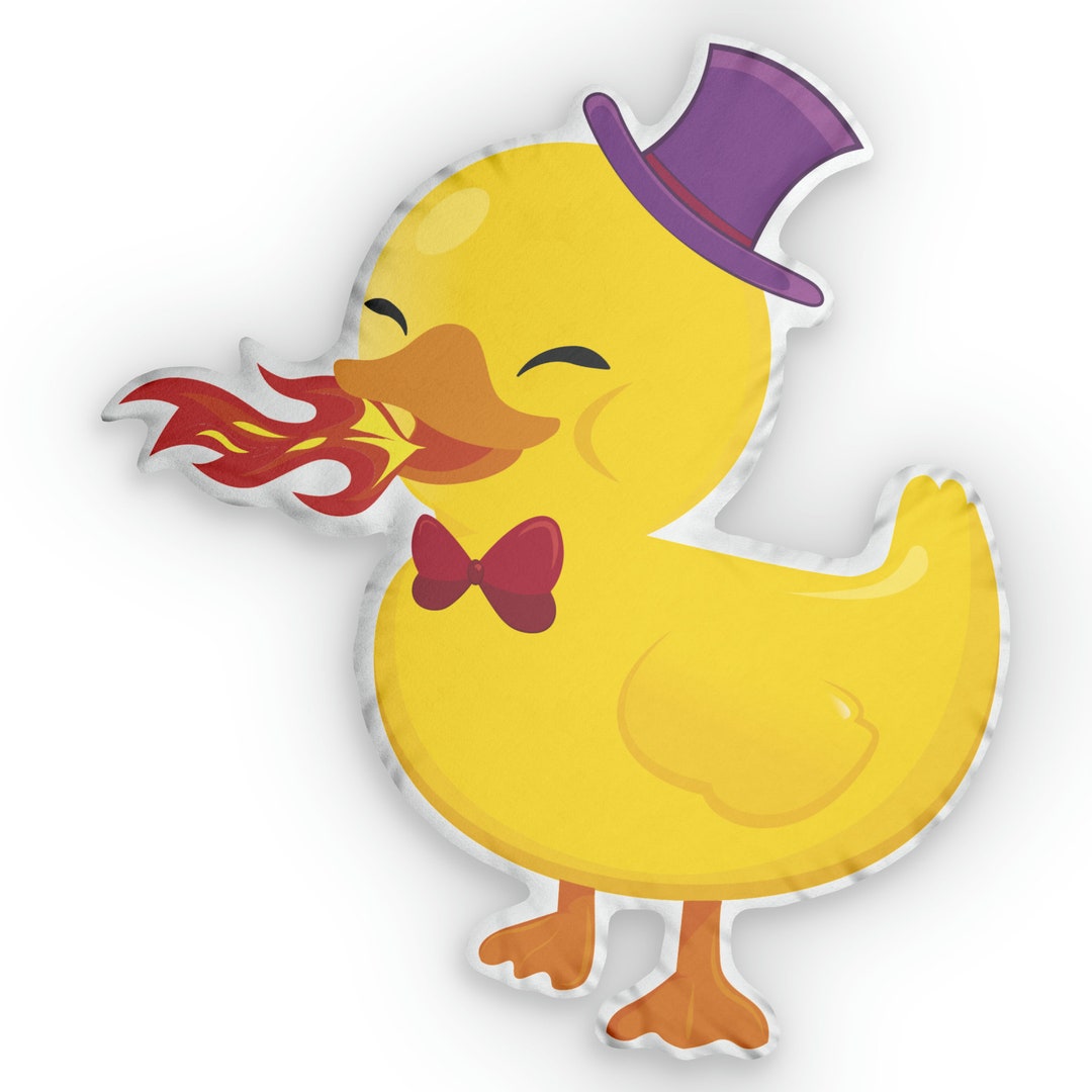 Magic-tastical Back Flipping Duck That Also Breaths Fire Custom Shaped ...