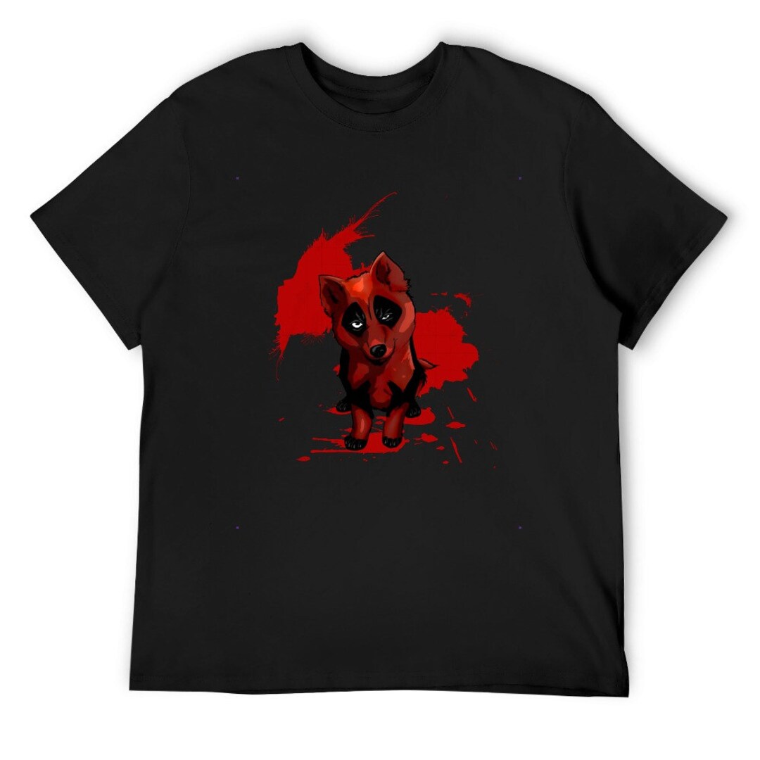 Deadpool Puppy - Patchwork Dog Red and Black Doggy - Unisex/ Men's T ...