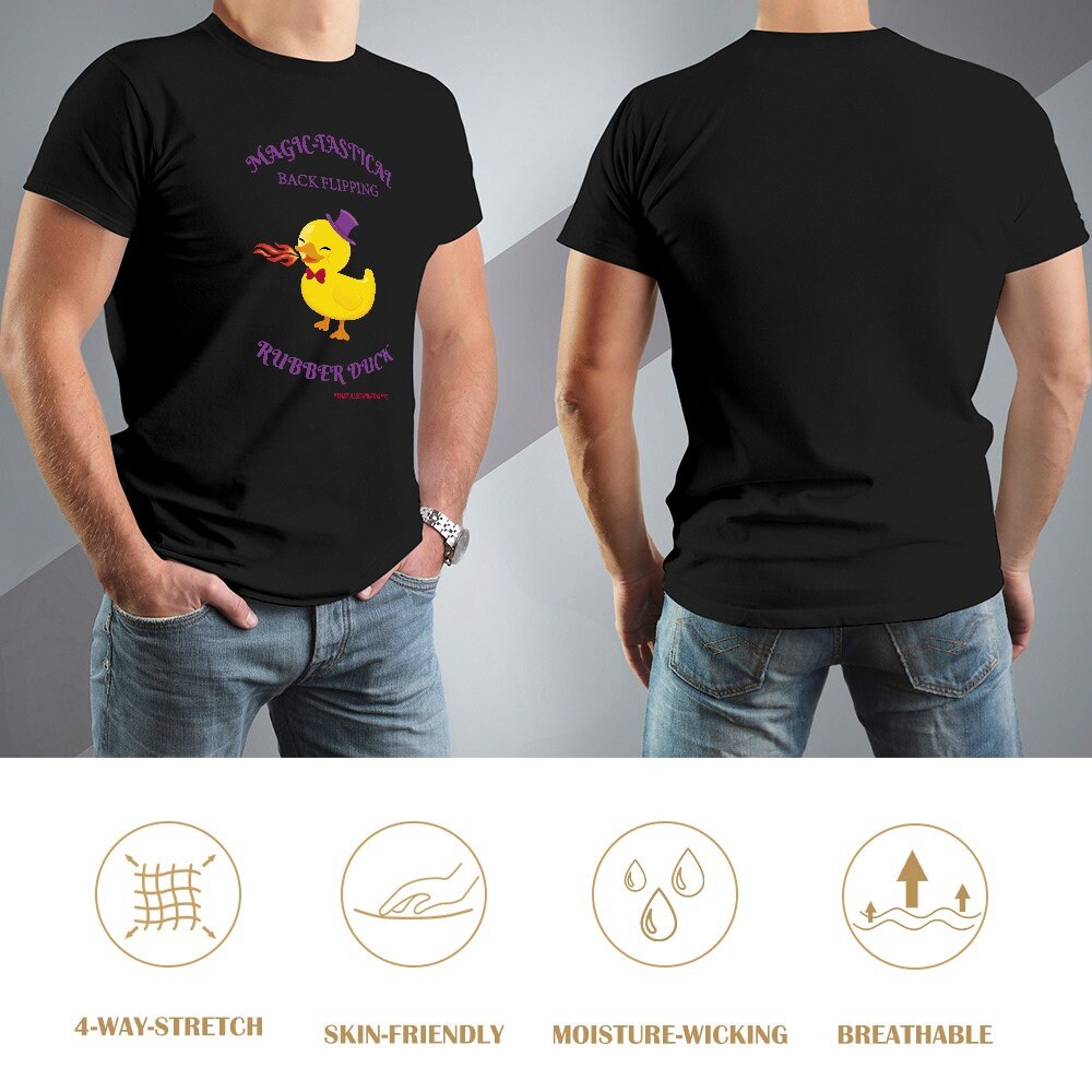 Magic Tastical Back Flipping Rubber Duck That Also Breaths Fire Men's T ...