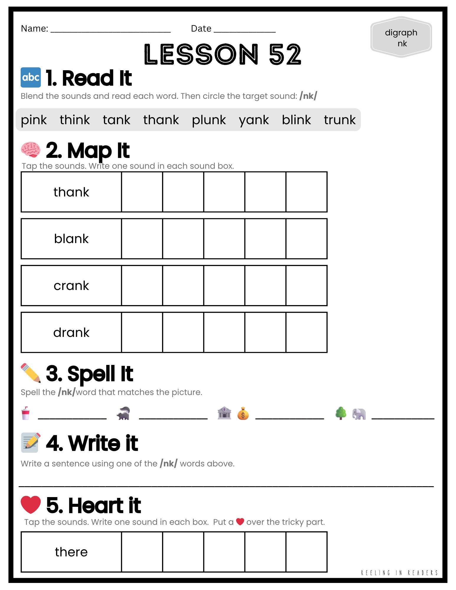 Ufli-inspired Phonics Practice Page |science of Reading | K–2 Bundle - Etsy