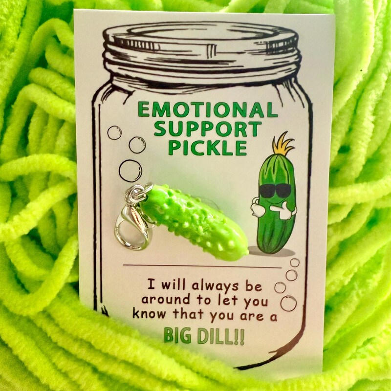 Emotional Support Pickle - Etsy
