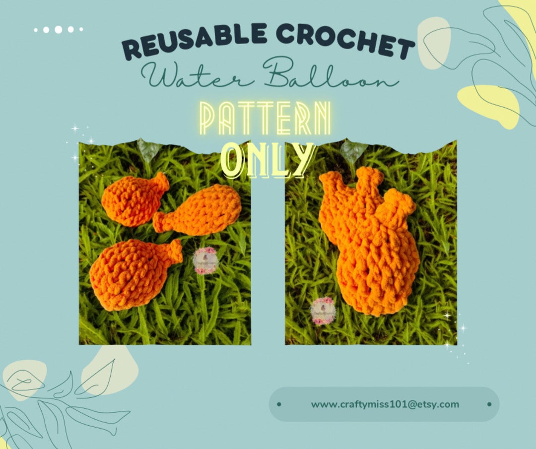 Reusable Water Balloon Crochet Pattern - Etsy