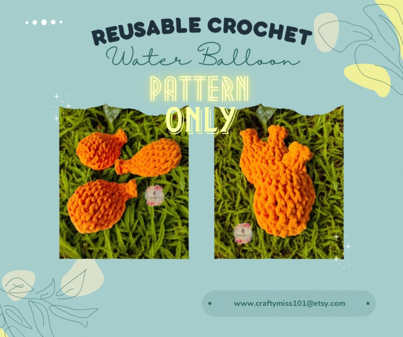 Reusable Water Balloon Crochet Pattern - Etsy