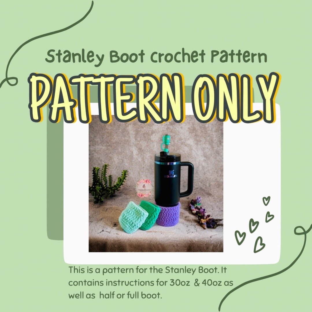 Tumbler Boot Crochet Pattern - Etsy