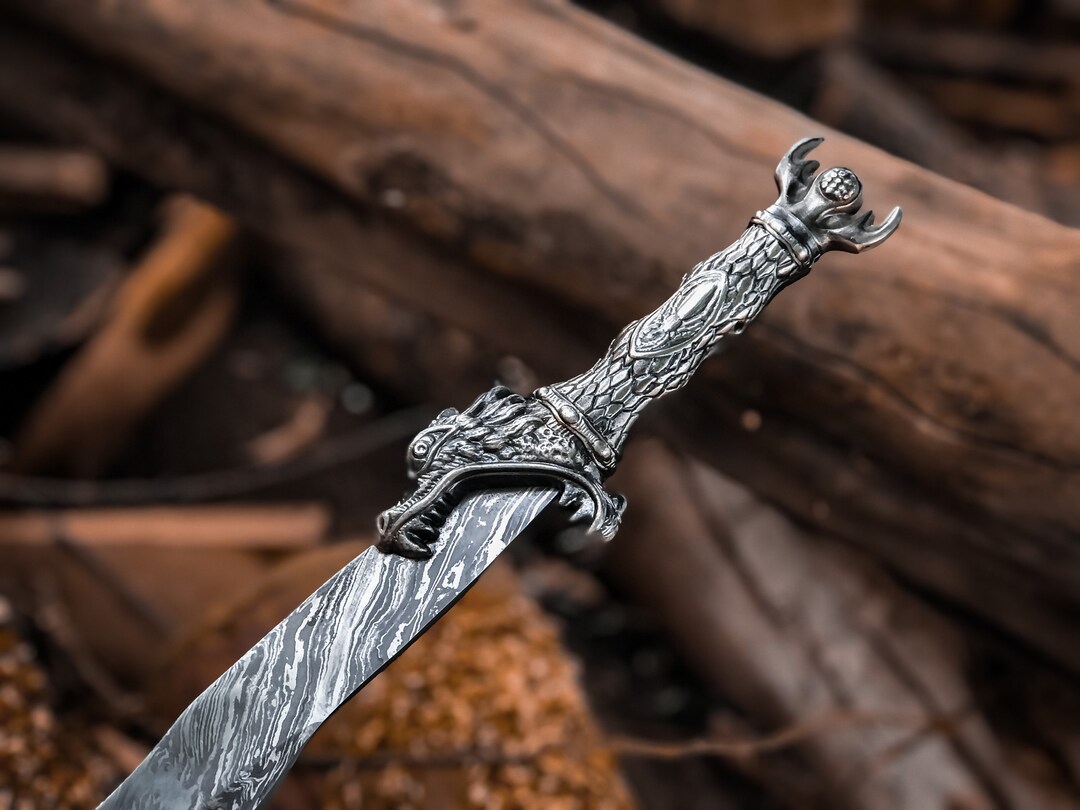 KRIS Blade Sword, Flamberge Sword, Engraved Swords Custom HAND Forged ...
