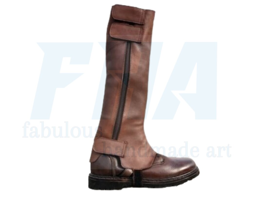 Mandalorian Boots Halloween Costume Shoes Cover Men, Boba Fett Inspired ...