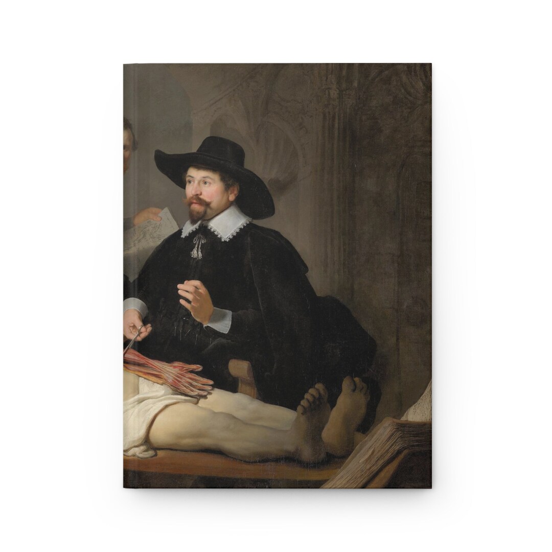 The Anatomy Lesson of Dr. Nicolaes Tulp rembrandt Hardcover Journal Matte, Baroque Art, Art ...