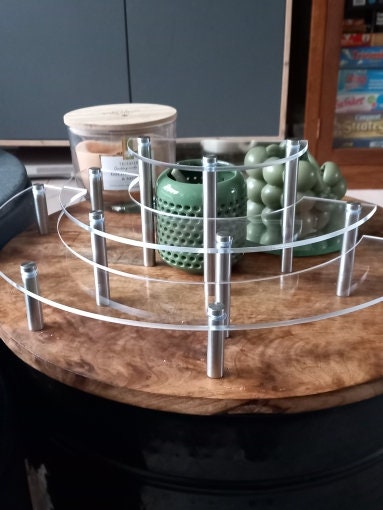 Toys Model Figurine Display Rack, Transparent Acrylic Cake Storage ...