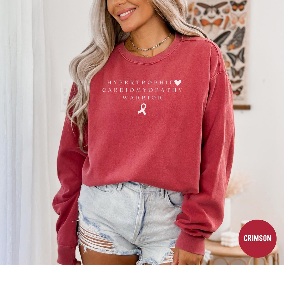 Hypertrophic Cardiomyopathy Awareness Shirt, HCM Fighter Tee, Red ...