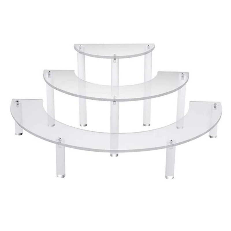 Toys Model Figurine Display Rack, Transparent Acrylic Cake Storage ...
