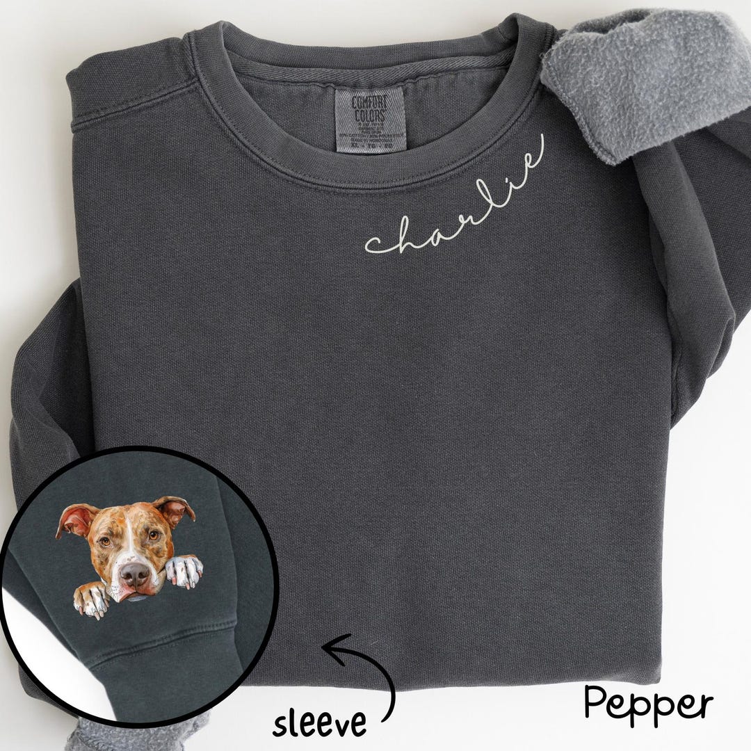 Custom Pit Bull Sweatshirt, Pitbull Mama Sweater, Pitbull Dog Mom T ...