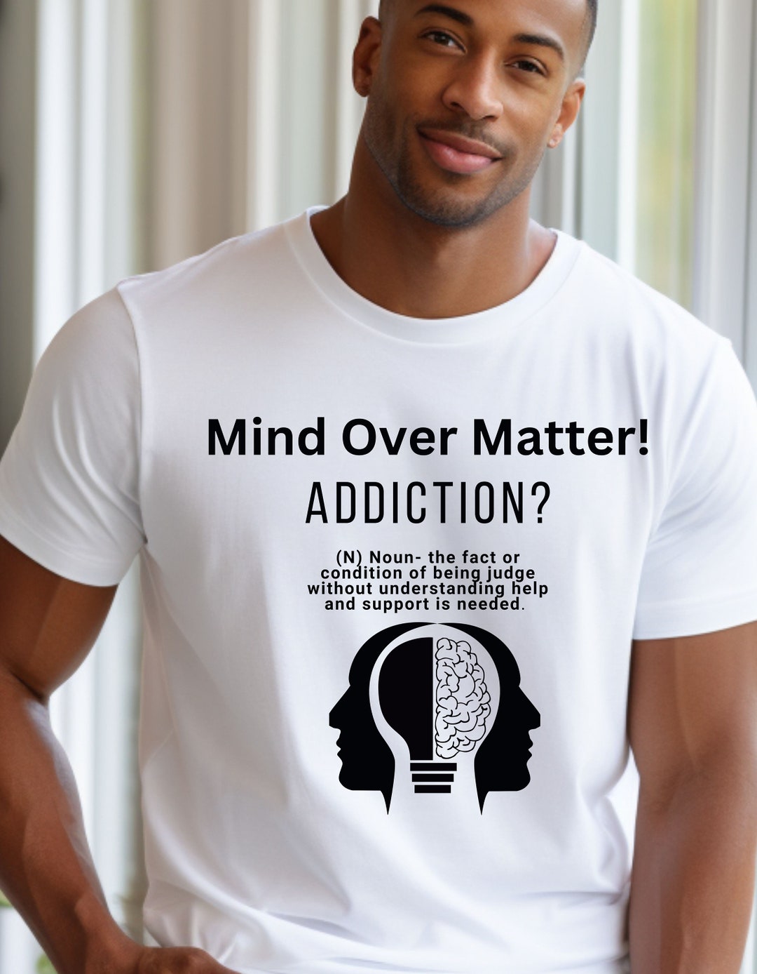 Break Free:drug Addiction Awareness Tee Recovery, Support, Hope ...
