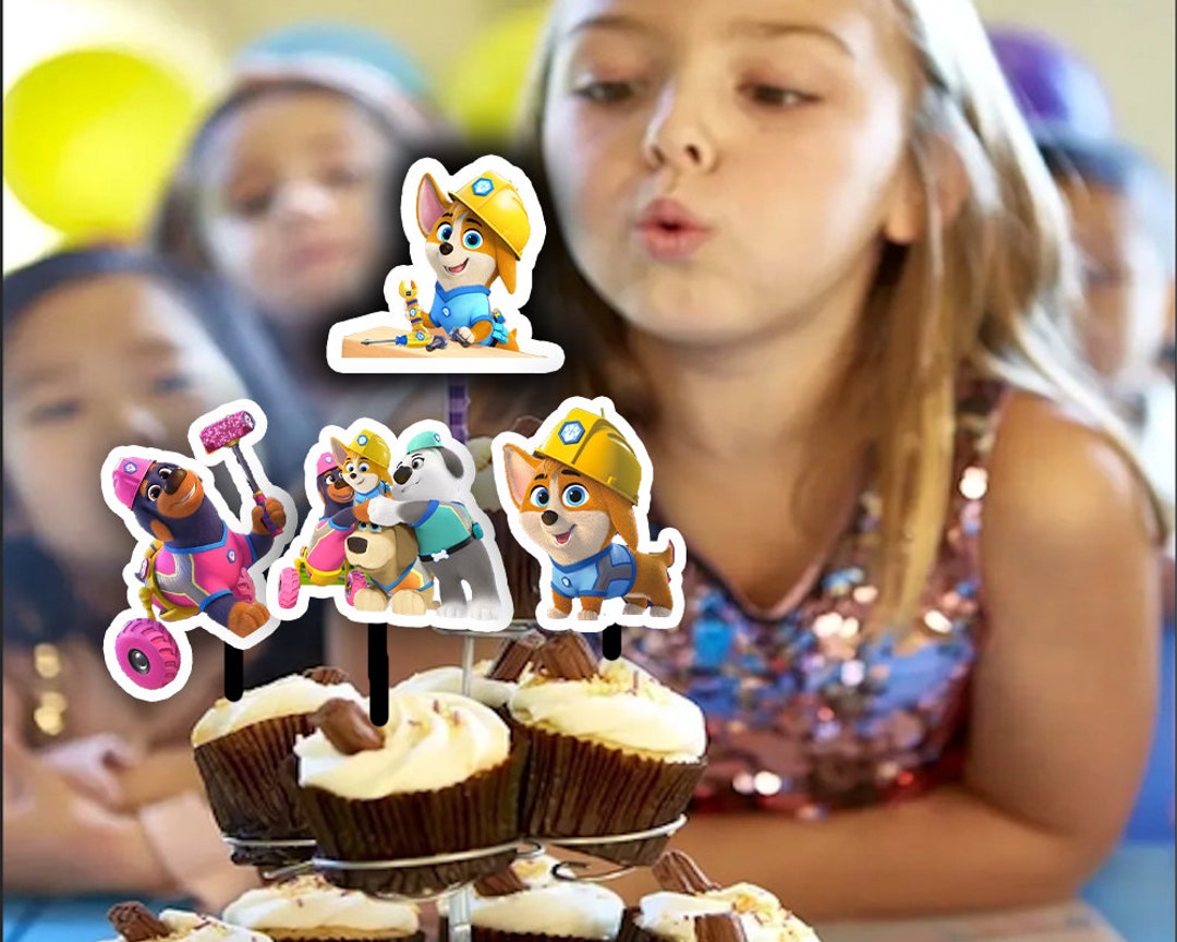 Happy Birthday Cake Topper Custom Personalization Favor Centerpiece