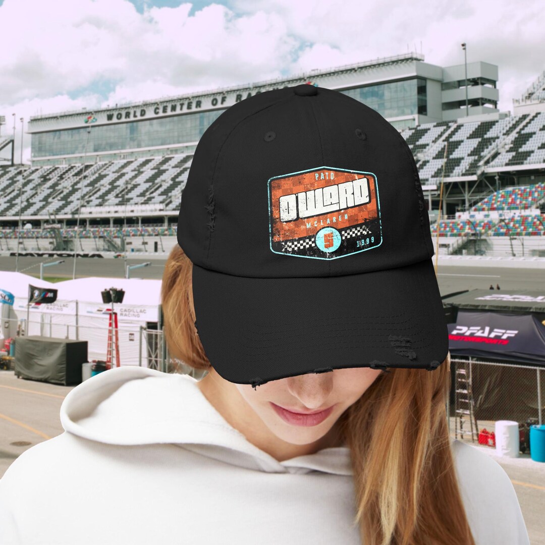 Pato O'ward Hat, Unisex Distressed Vintage Cap, Indycar Series, Racing ...