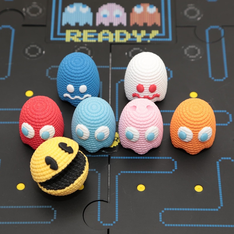3d Printed Pac Man Ghost - Etsy