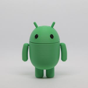 3D Printed Articulated Bugdroid Figure With Display Stand - Etsy