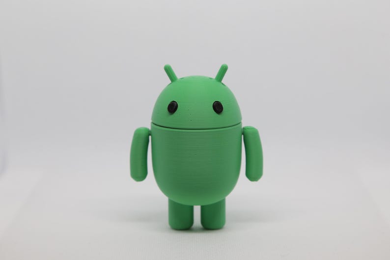 3D Printed Articulated Bugdroid Figure With Display Stand - Etsy