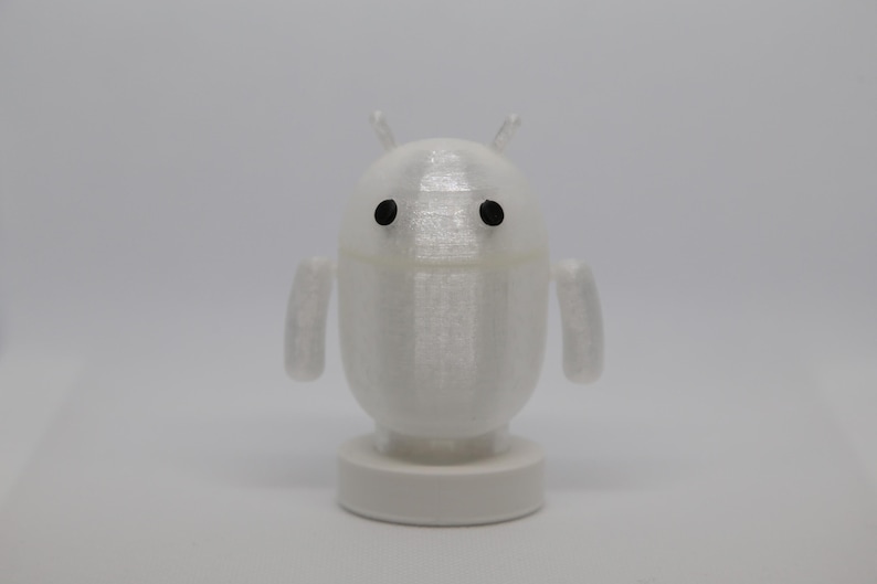 3D Printed Articulated Bugdroid Figure With Display Stand - Etsy