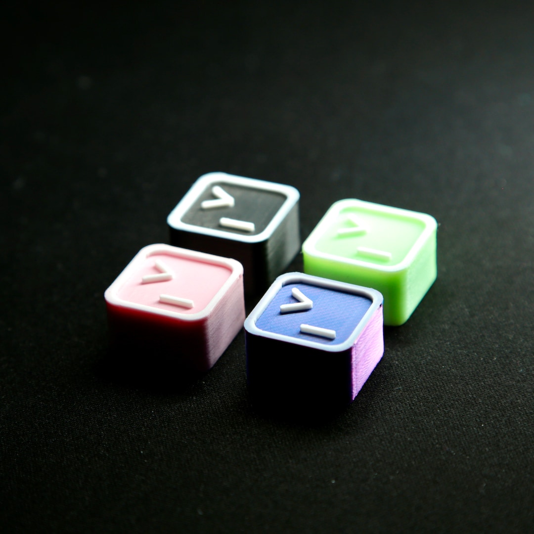 Terminal Style, Command Line Style Mechanical Keyboard Artisan Keycap ...