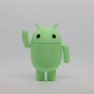3D Printed Articulated Bugdroid Figure With Display Stand - Etsy