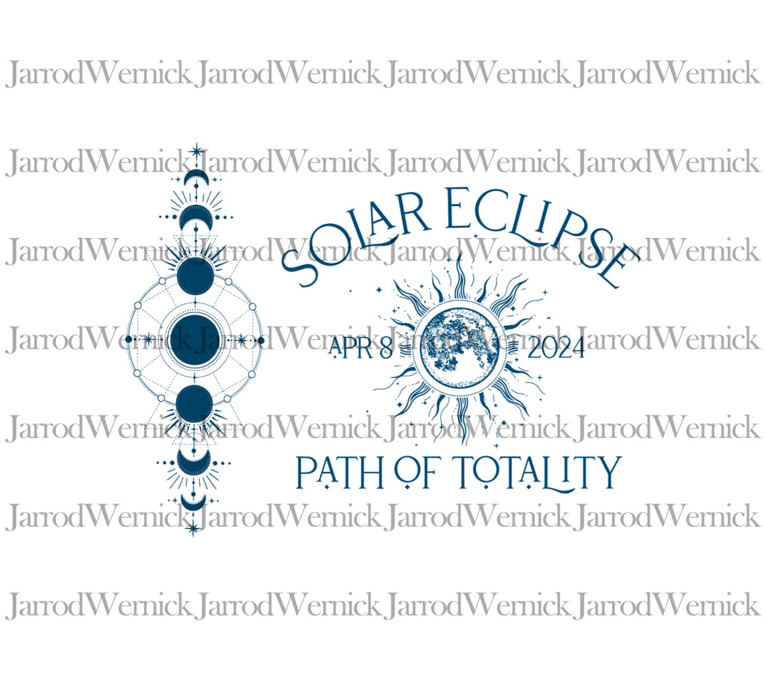 Solar Eclipse 2024 Path of Totality SVG - Etsy