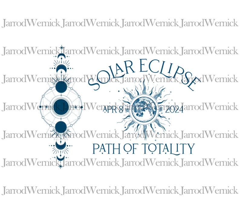 Solar Eclipse 2024 Path of Totality SVG - Etsy