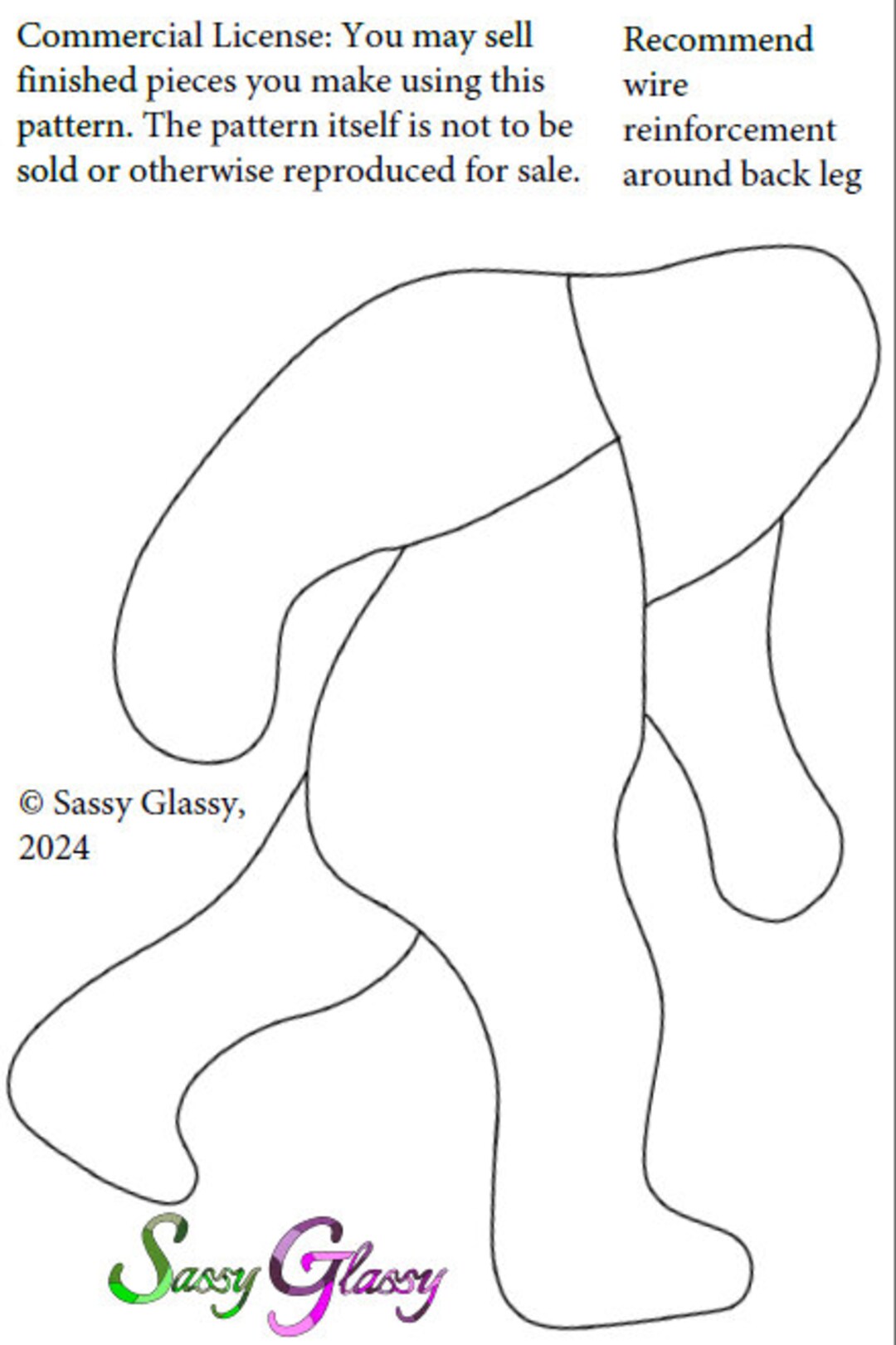 Commercial Pattern Big Foot - Etsy