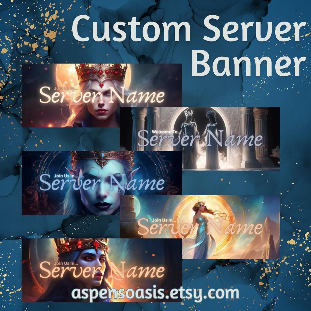 Custom Made Fantasy Discord Banners - Etsy