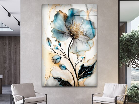 Glass Wall Art Tempered Print Acrylic Dolphin Jump 60 x 90 cm｜本、雑誌、コミック