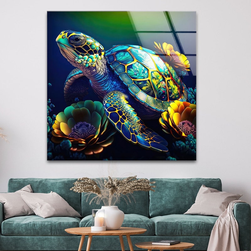 Turtle Wall Art - Etsy