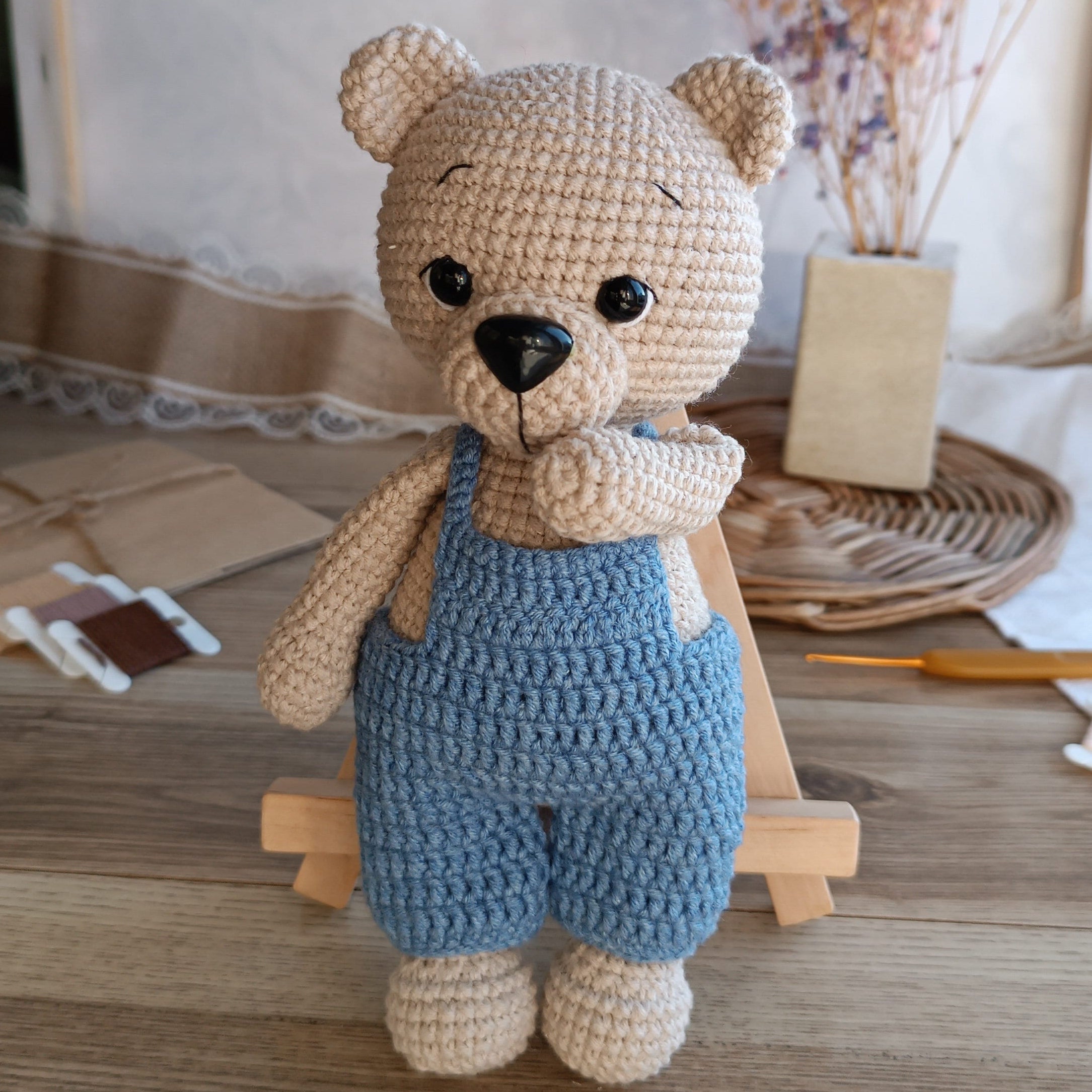 CROCHET BEAR PATTERN Amigurumi Cute Bear Pattern Crochet Tutorial Teddy ...