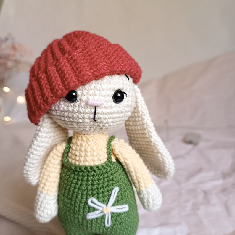 BUNNY CROCHET PATTERN Amigurumi Cute Rabbit Pattern Crochet Bunny in ...