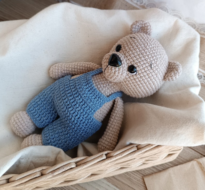 CROCHET BEAR PATTERN Amigurumi Cute Bear Pattern Crochet Tutorial Teddy ...