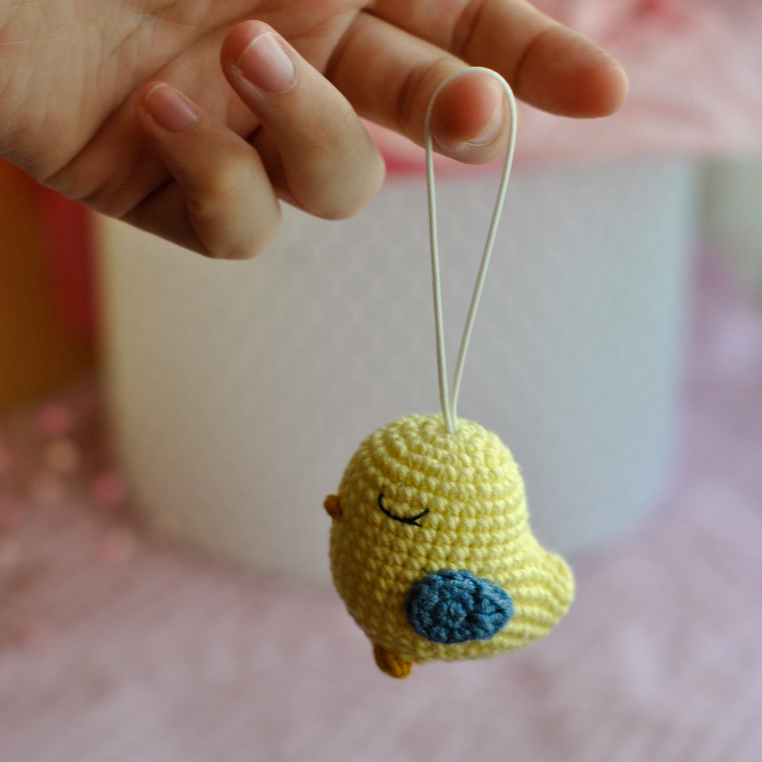 BIRD CROCHET PATTERN Amigurumi Cute Spring Bird Keychain Tutorial - Etsy