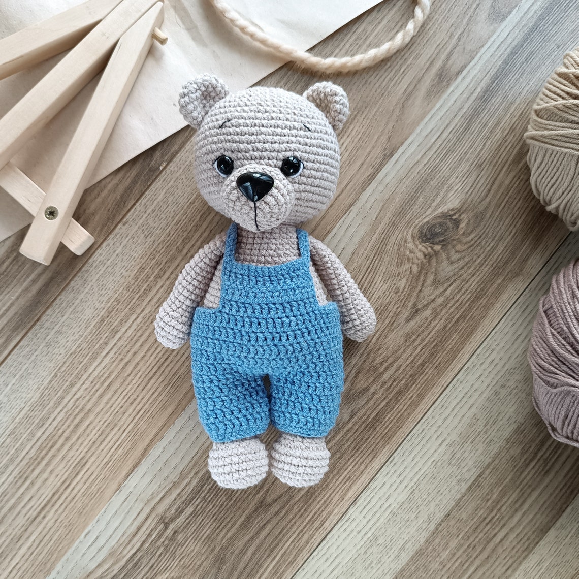 CROCHET BEAR PATTERN Amigurumi Cute Bear Pattern Crochet Tutorial Teddy ...