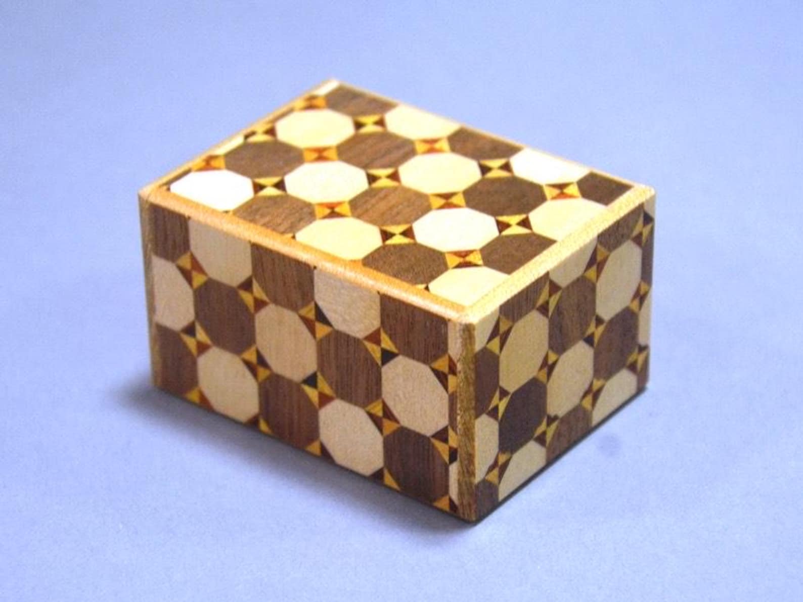 Japanese Handmade Wooden Puzzle Box,japanese Secret Box,2.7cm 12 Times ...