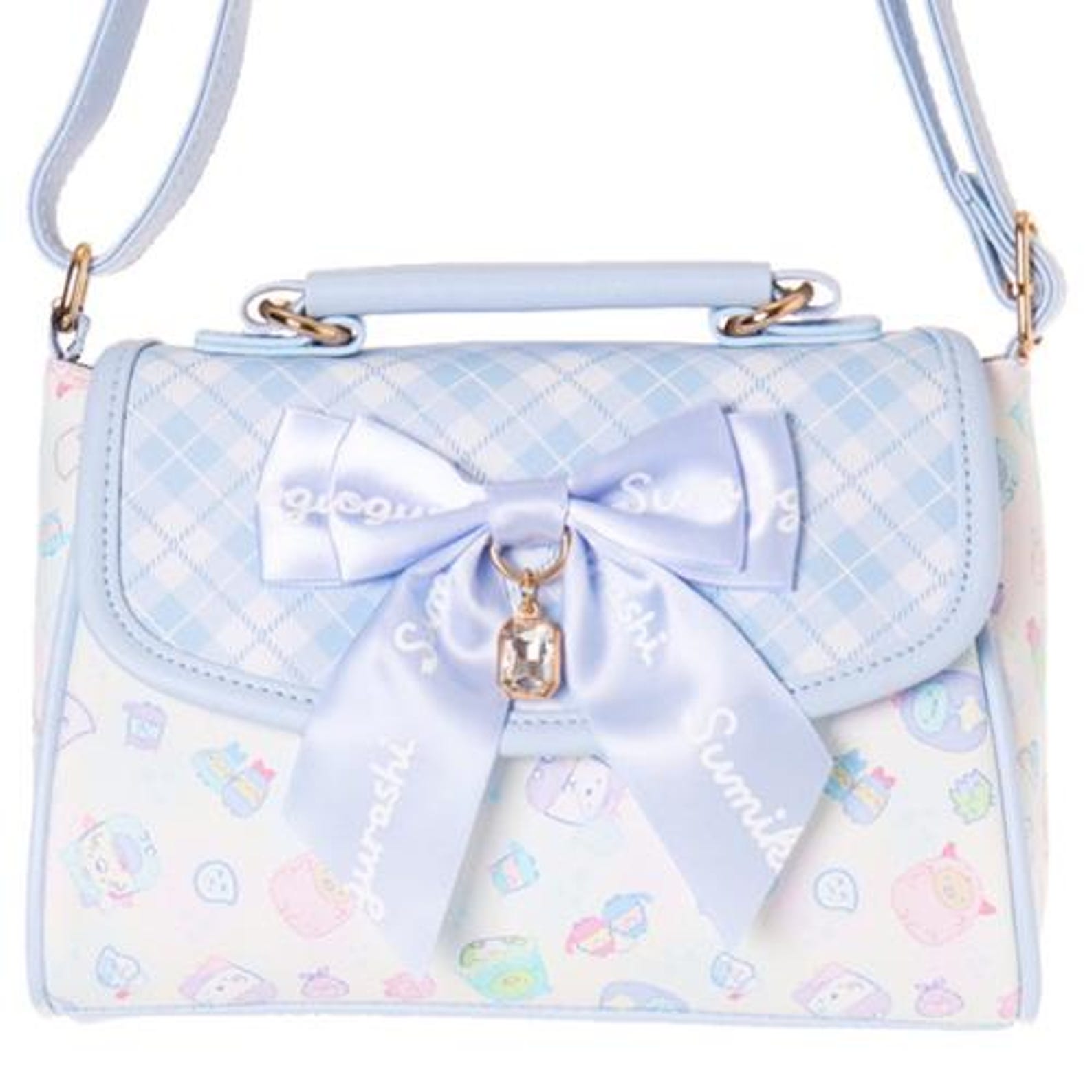 Japanese Kawaii Mini Shoulder Bag – Synthetic Leather, All-over Print ...