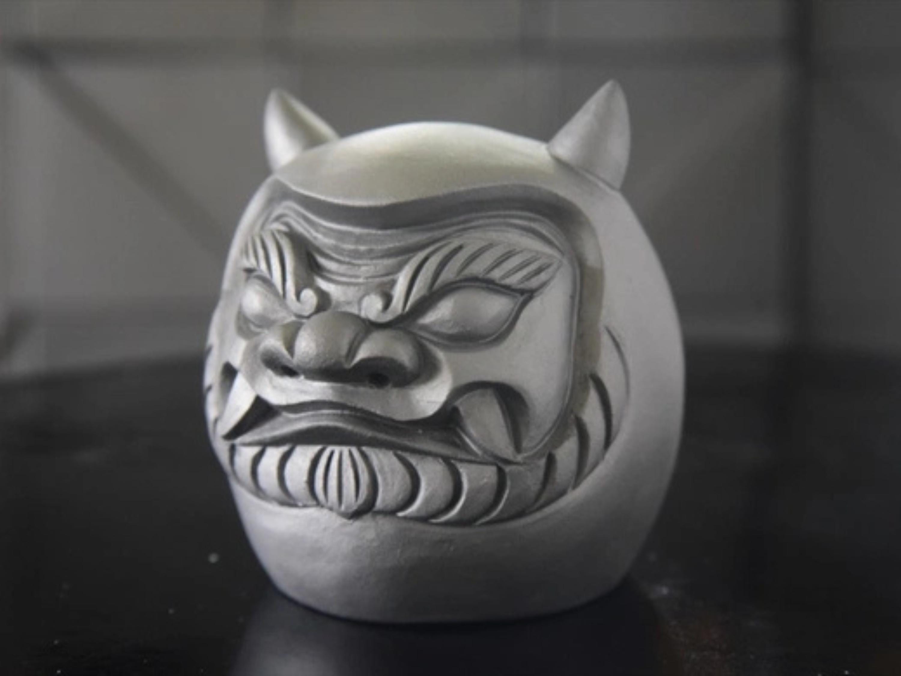 Japanese Daruma Demon Guardian – Awaji Tile Lucky Charm | Handmade ...