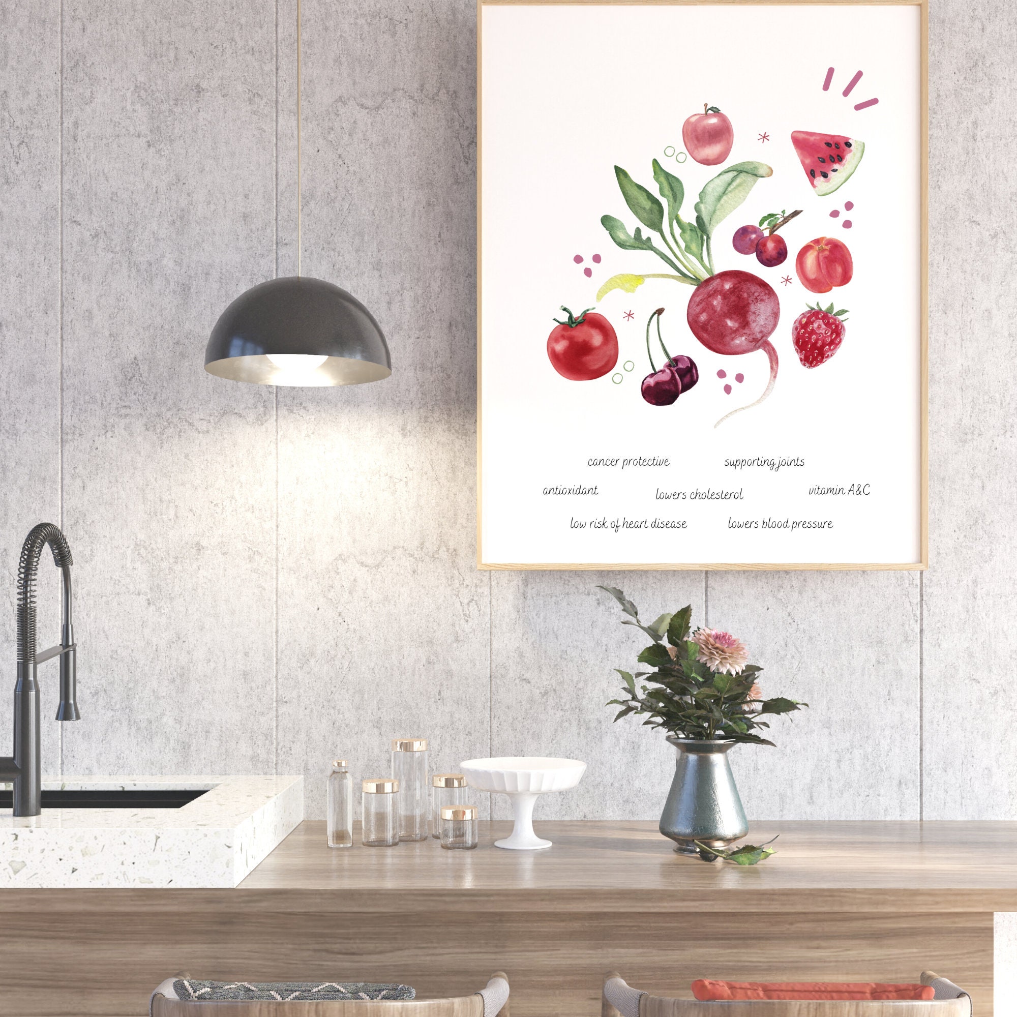 Digital Nutrition Poster, Nutritionist Gift, Dietitian Gift, Gifts for ...