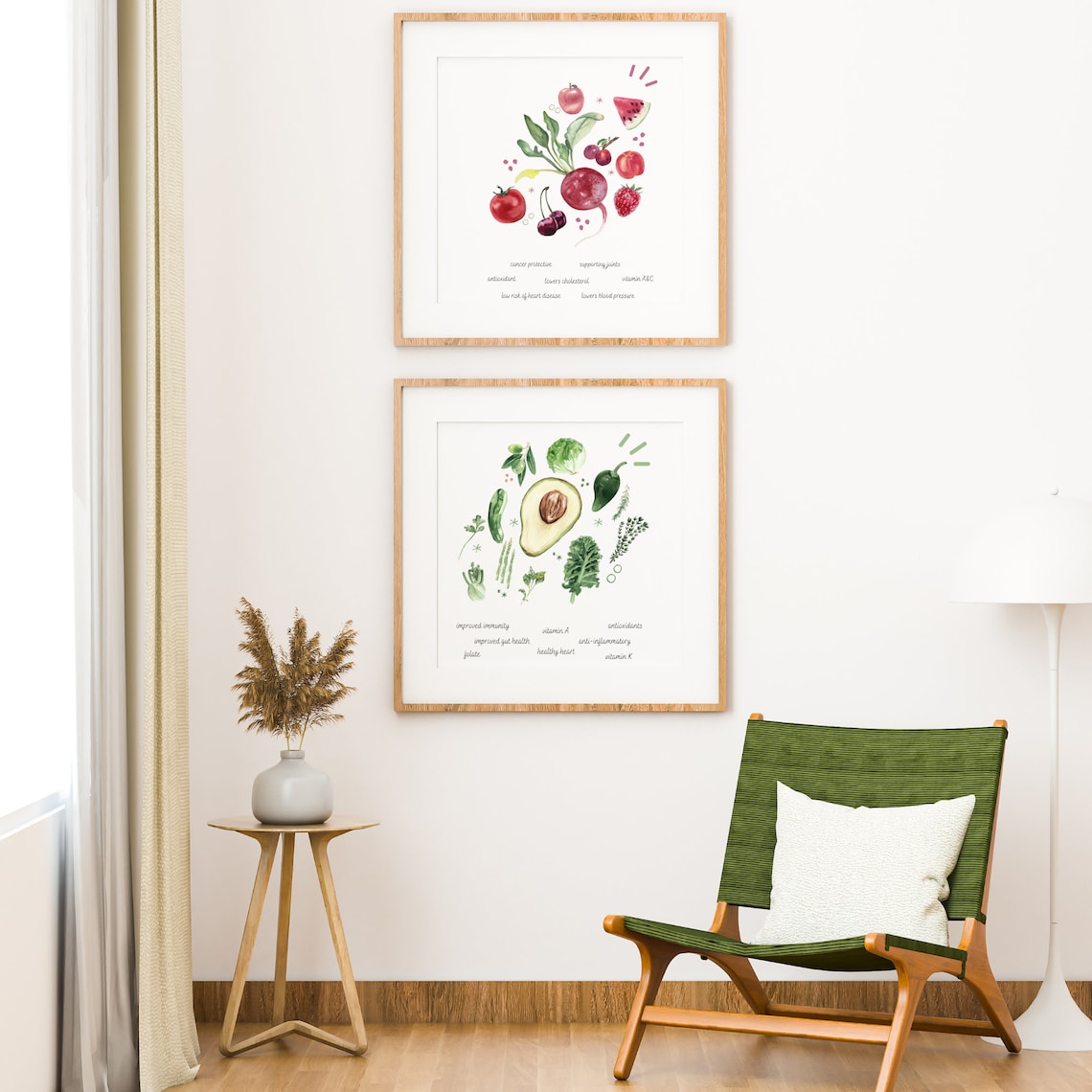 Nutrition Poster Set: Kitchen & Office Decor (digital Download) - Etsy